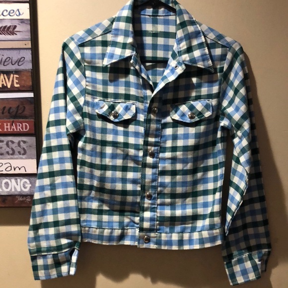 None | Jackets & Coats | Vintage 8s90s Checkered Retro Jacket | Poshmark